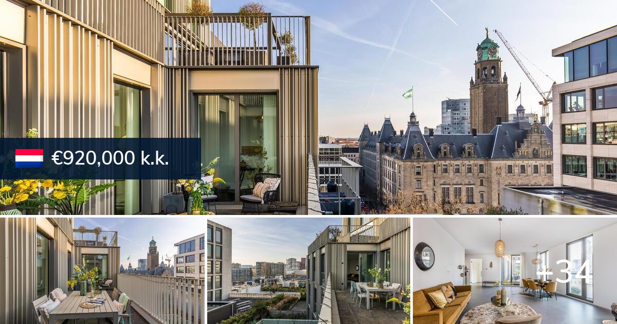 Penthouse for sale in Rotterdam, The Netherlands | Kruiskade 2 K 3012 ...