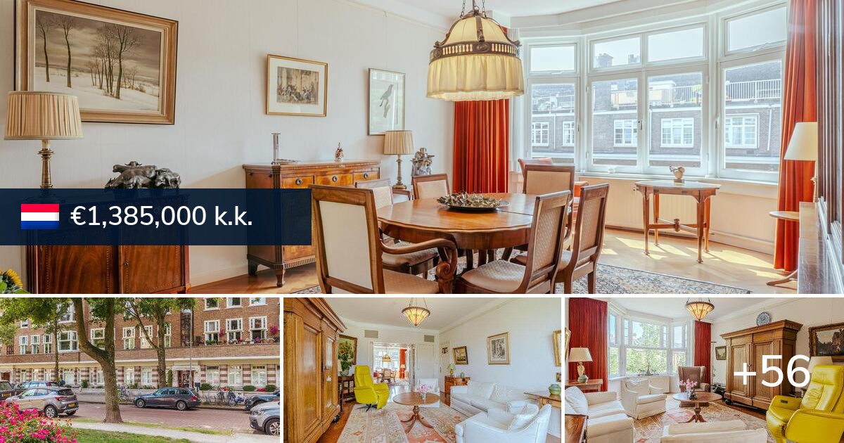 Bovenwoning for sale in Amsterdam, The Netherlands | Minervalaan 76 3 ...