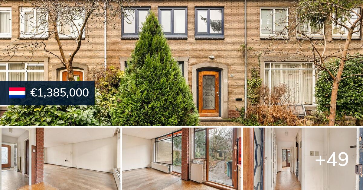 Villa en venta in Amsterdam, Países Bajos | Henriëtte Bosmansstraat 54 ...