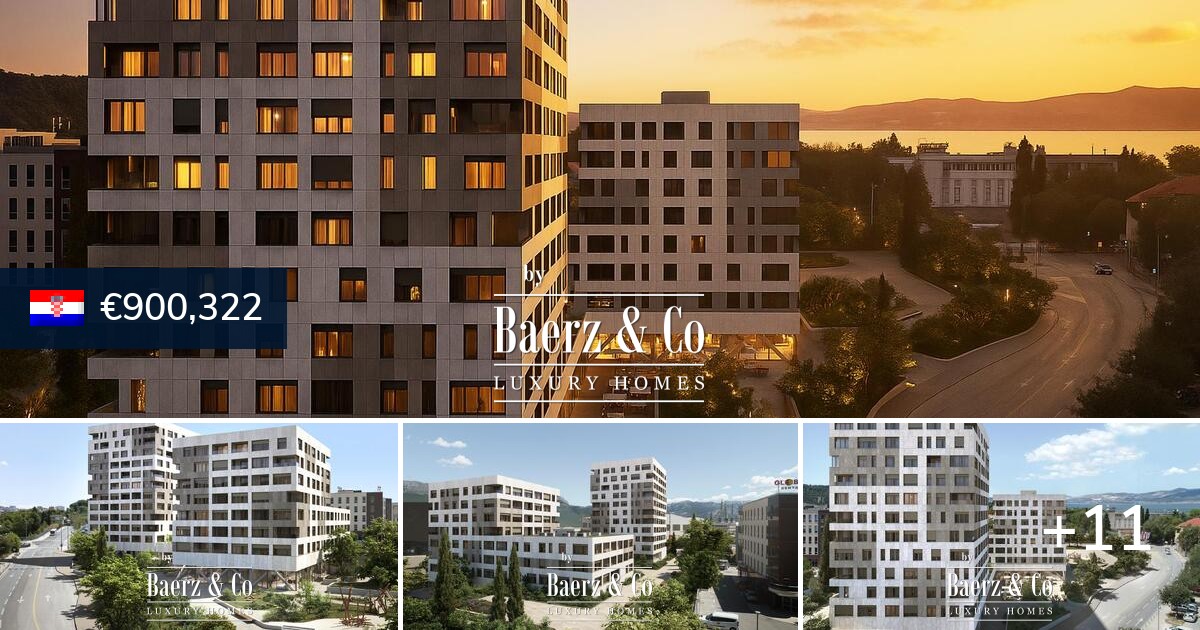 Apartment te koop in Split, Kroatië | Split, Lora, exclusive three-bedroom residence in a ...